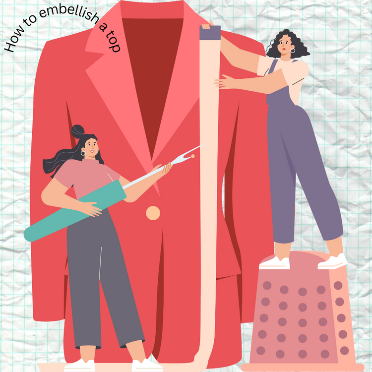 How to Embellish a Top – zazaofcanada