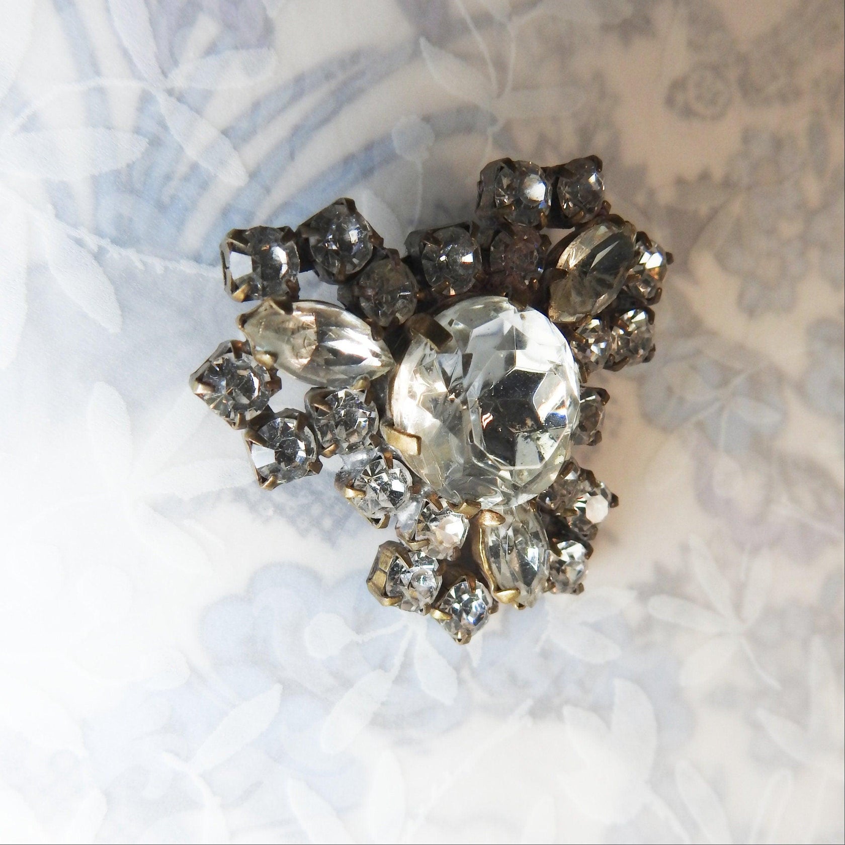 Fancy diamante button – zazaofcanada