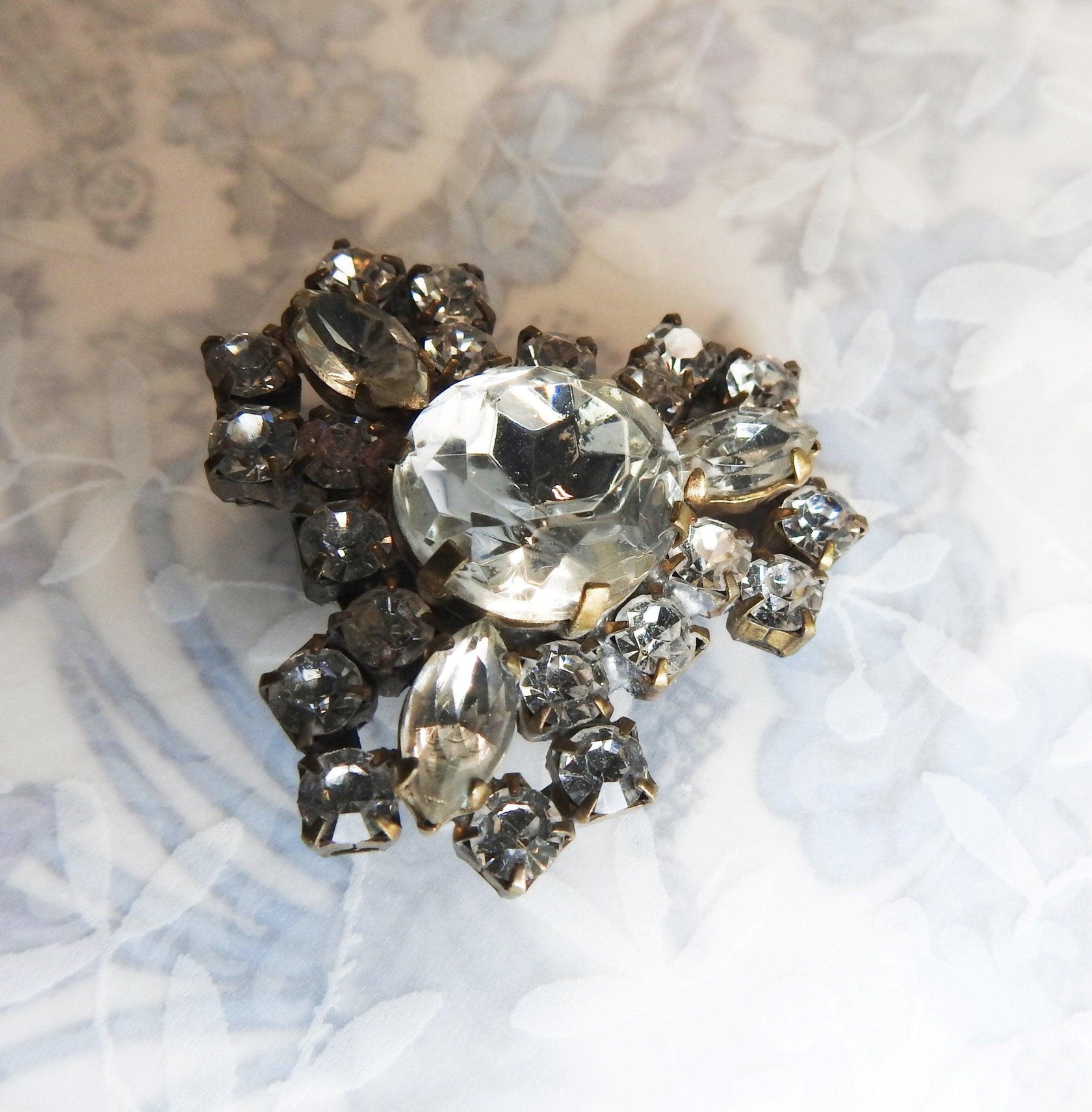 Fancy diamante button – zazaofcanada