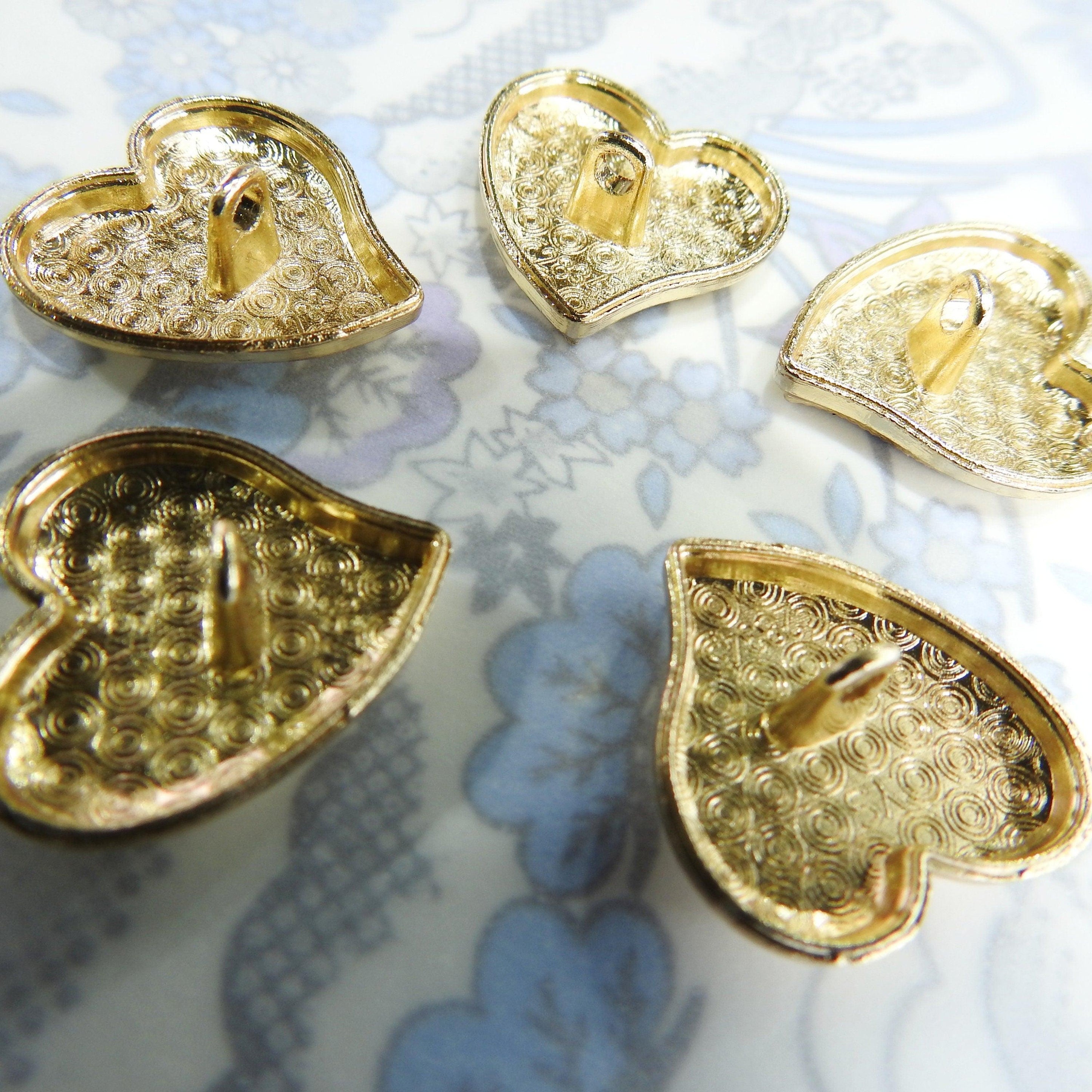 Blue large heart buttons - Shop fancy buttons now! – zazaofcanada