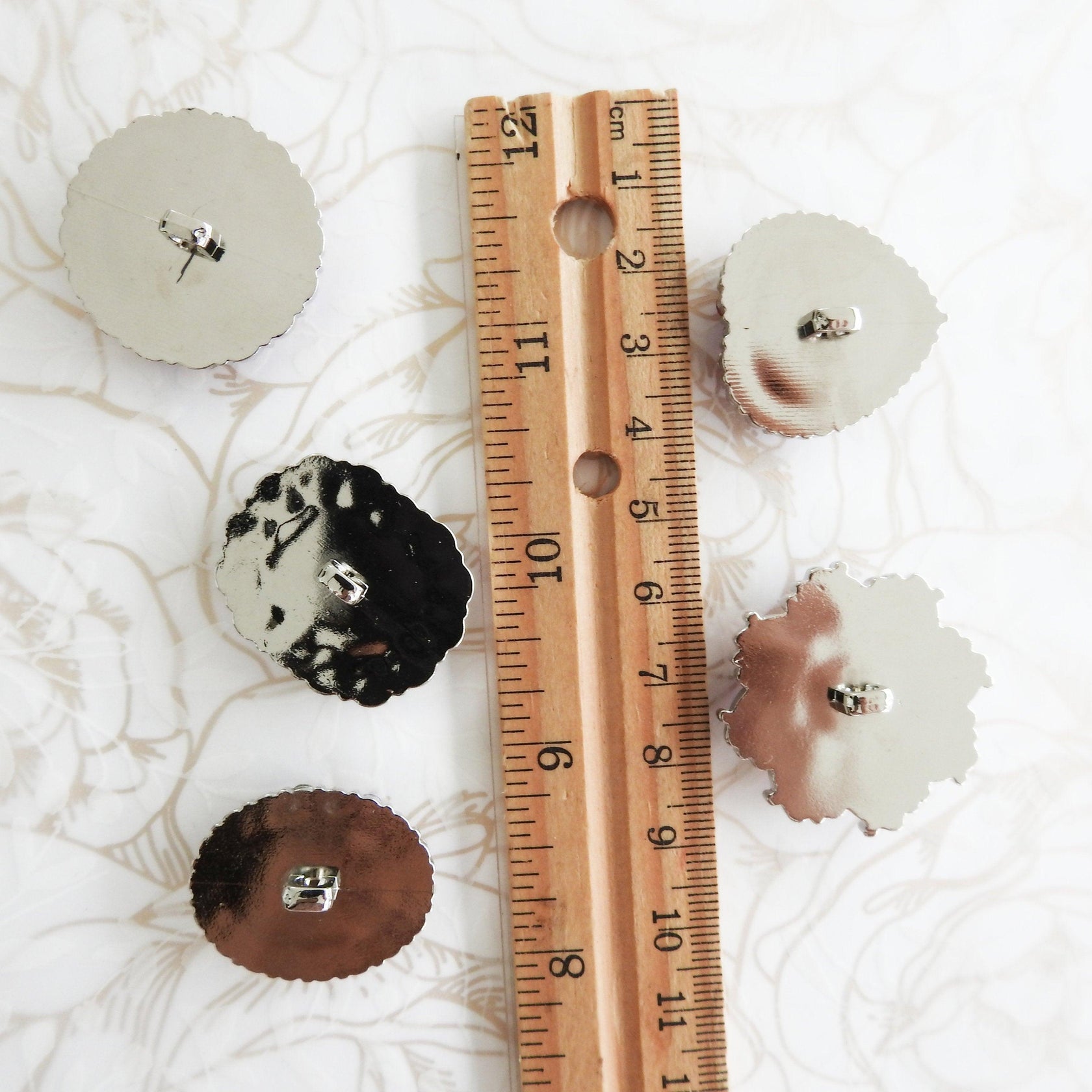 Purple rhinestone buttons – zazaofcanada