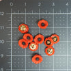 Flower shaped buttons - Poppy fancy buttons – zazaofcanada