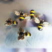Small bee buttons – zazaofcanada
